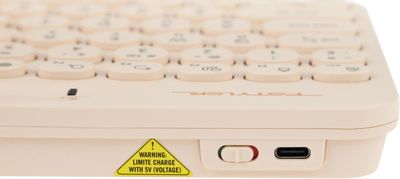 Клавиатура A4TECH Fstyler FBK36C AS, USB, Bluetooth/Радиоканал, бежевый ...