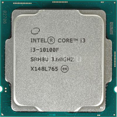 Процессор Intel Core i3 10100F, LGA 1200, OEM [cm8070104291318s rh8u](Б ...