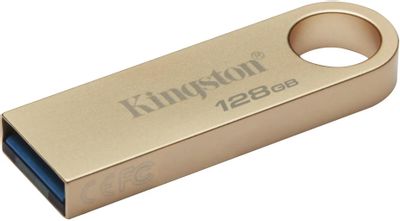 Флешка USB Kingston DataTraveler SE9 128ГБ, USB3.0, золотистый [dtse9g3 ...