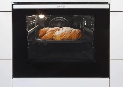 Электрическая плита Gorenje GEC5A12WG-B, стеклокерамика, без крышки ...