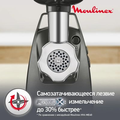 Мясорубка Moulinex ME684832, серый – купить в Ситилинк | 1006283
