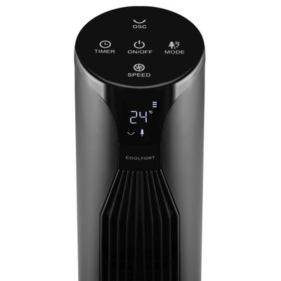Вентилятор напольный COOLFORT CF-2043, черный – купить в Ситилинк | 2035098