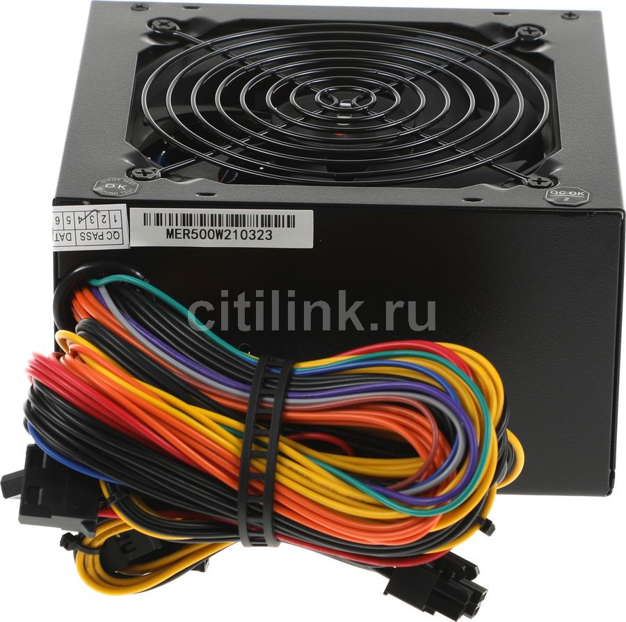 Отзывы на Блок питания Accord ACC-500W-12, 500Вт, 120мм, серый [acc-500 ...