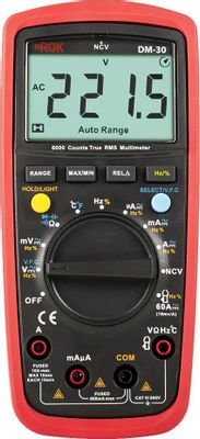 Инструкция, руководство по эксплуатации для мультиметр цифровой RGK DM-30, автоматический/ручной ...