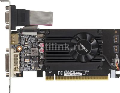 Обзор товара видеокарта GIGABYTE NVIDIA GeForce GT 720 1ГБ DDR3, Low ...