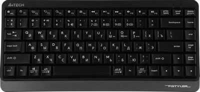 Клавиатура A4TECH FBK11, USB, Bluetooth/Радиоканал, черный серый [fbk11 grey] – купить в ...