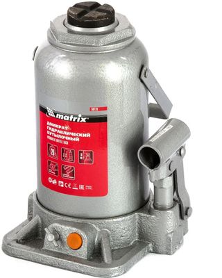 Характеристики Домкрат гидравлический MATRIX 50778 бутылочный, 20т ...