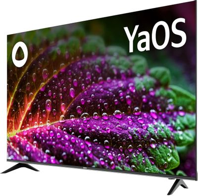65" Телевизор BBK 65LED-8246/UTS2C (B) QLED, 4K Ultra HD, черный, СМАРТ ТВ, YaOS – купить в ...