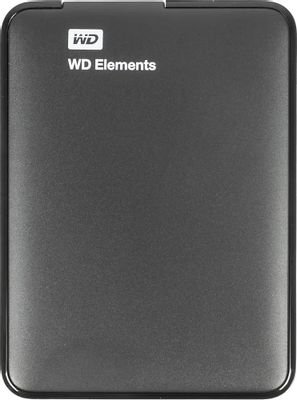 Внешний диск HDD WD Elements Portable WDBUZG5000ABK-WESN, 500ГБ, черный ...