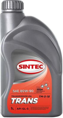 Масло трансмиссионное минеральное SINTEC TRANS TM5 SAE, 80W-90, 1л ...