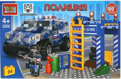 Обзор товара конструктор Город Мастеров Полиция Бронемашина «Тигр ...