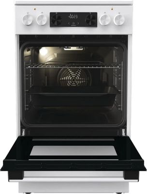 Электрическая плита Gorenje GEC5C61WG, стеклокерамика, без крышки ...