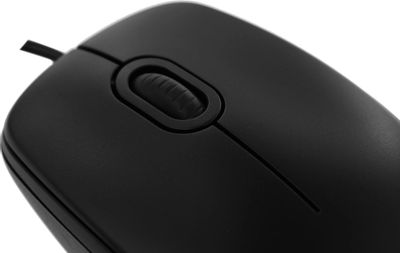Мышь проводная Logitech B100, оптическая, USB, 1000dpi, черный [910 ...