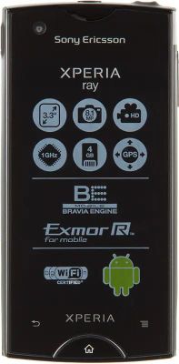 Характеристики Смартфон Sony Xperia ray ST18i, черный(восстановленный ...