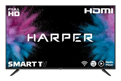 43" Телевизор Harper 43F670TS, FULL HD, черный, СМАРТ ТВ, Android ...
