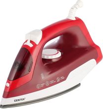 Утюг CENTEK CT-2347, 1800Вт, красный/белый [ct-2347 red] – купить в Ситилинк | 1833936