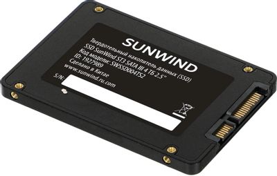 SSD накопитель SunWind ST3 SWSSD004TS2 4ТБ, 2.5", SATA III, SATA, rtl ...