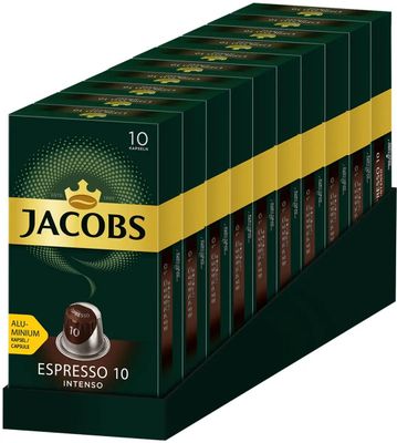 Отзывы на Кофе в капсулах JACOBS Espresso 10 Intenso, капсулы ...