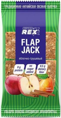 Отзывы на Печенье PROTEIN REX FlapJack, 12х60гр, печенье, яблоко-груша ...