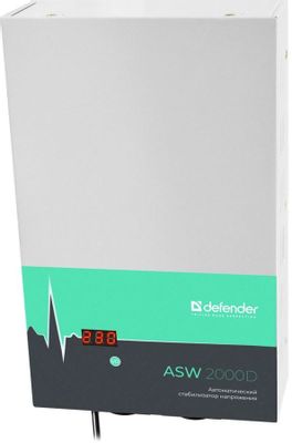 Обзор товара стабилизатор напряжения Defender ASW 2000D белый [99047 ...