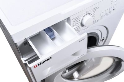 Стиральная машина узкая Hansa Basic 2.0 WHB 8381, с фронтальной ...