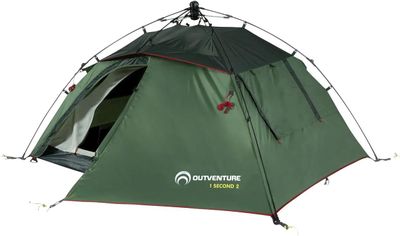Палатка Outventure 1 SECOND TENT 2 турист. 2мест. темно-зеленый (112877 ...