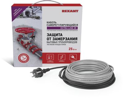 Характеристики Кабель греющий Rexant 51-0644 для труб серый (1775496) смотреть в СИТИЛИНК