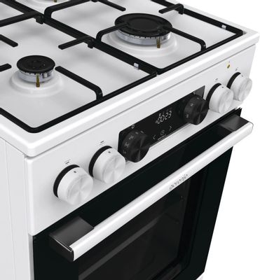 Газовая плита Gorenje GK5C60WJ, электрическая духовка, без крышки ...