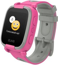 Смарт-часы ELARI KidPhone 2, 1.44", с SIM, розовый/черный – купить в ...