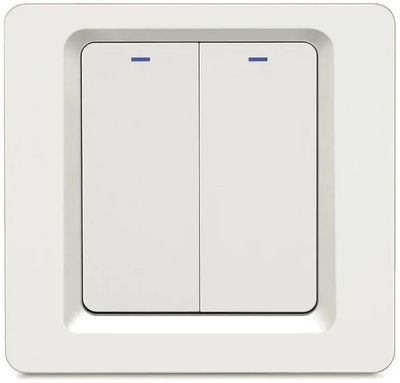 Умный выключатель HIPER IoT Switch B02, двухклавишный, белый [hdy-sb02 ...