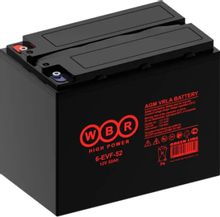Обзор товара аккумуляторная батарея WBR 6-EVF-52 для ИБП 12В, 52.3Ач [6 ...