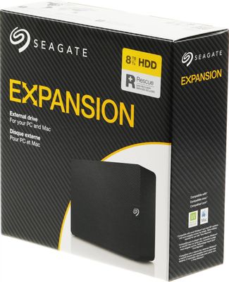 Внешний диск HDD Seagate Expansion STKP8000400, 8ТБ, черный – купить в ...