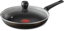 Сковорода Tefal Easy Plus 04237926, 26см, с крышкой, антипригарное ...
