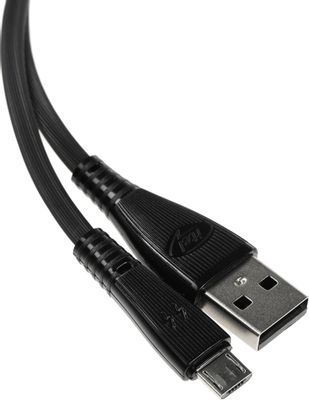 Кабель ITEL M21s(ICD-M21s), micro USB (m) - USB (m), 1м, 2.1A, черный ...