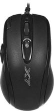 Характеристики Мышь A4TECH X-755BK, игровая, оптическая, проводная, USB, черный [x-755k] (500786 ...