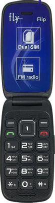 Обзор товара сотовый телефон Fly Ezzy Flip черный (1107202) в интернет-магазине СИТИЛИНК