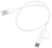 Кабель Xiaomi Mi 2-in-1, USB Type-C (m)/micro USB (m) - USB (m), 0.3м ...