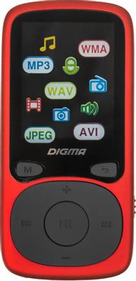 Обзор товара mP3 плеер Digma B3 flash 8ГБ красный (363328) в интернет ...