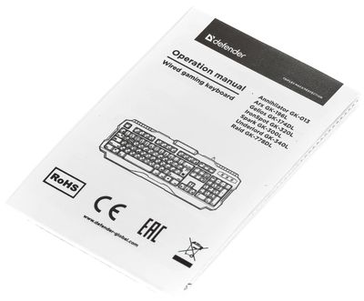 Клавиатура Defender Raid GK-778DL, USB, черный [45778] – купить в ...