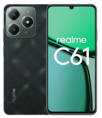 Характеристики 6.74" Смартфон REALME C61 8/256Gb, RMX3930, NFC, IPS ...