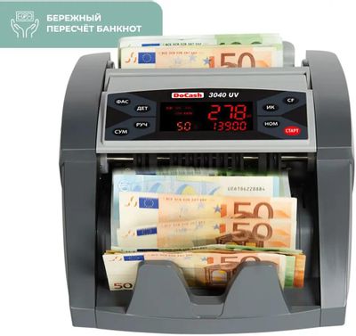Счетчик банкнот DOCASH 3040 UV мультивалютный [6884] – купить в Ситилинк | 1391735