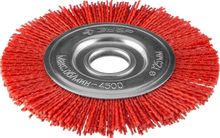 Щетка дисковая Зубр 35160-125_z01, по дереву, металлу, 125мм, 22.2мм ...