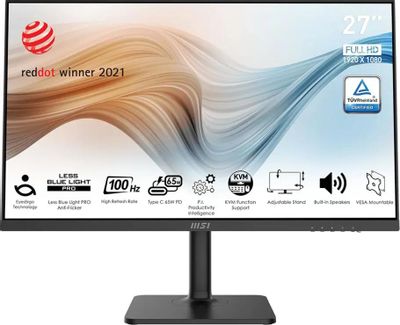 27" Монитор MSI Modern MD272XP, 1920x1080, IPS, 100Гц, 1хHDMI, 1хDP ...