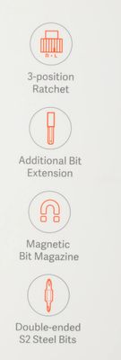 Отвертка с насадками Xiaomi Mi 16-in-1 Ratchet Screwdriver, 16 ...