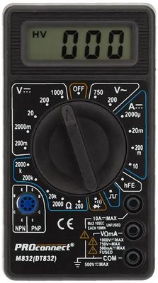 Инструкция, руководство по эксплуатации для мультиметр PROCONNECT M832 ...