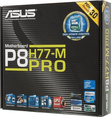 Характеристики Материнская плата ASUS P8H77-M PRO, LGA 1155, Intel H77 ...