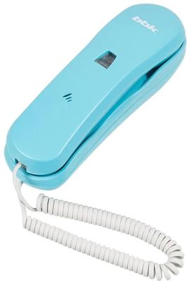 Характеристики Проводной телефон BBK BKT-100 RU, голубой (704808) смотреть в СИТИЛИНК