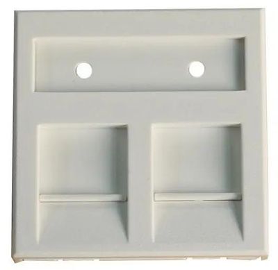 Панель Brand-Rex (MMCUNILGD45001) лицев. 2x пластик белый (упак.:1шт ...