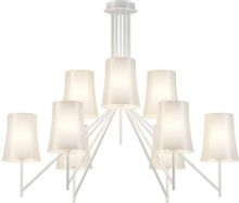 Характеристики Люстра FAVOURITE Sigma 2959-9P, 9 х 40 Вт, белый/опал ...