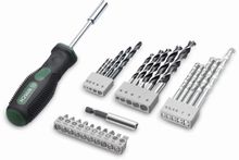 Набор бит и сверл Bosch 2607017201, универсальное, круглый, 27шт ...